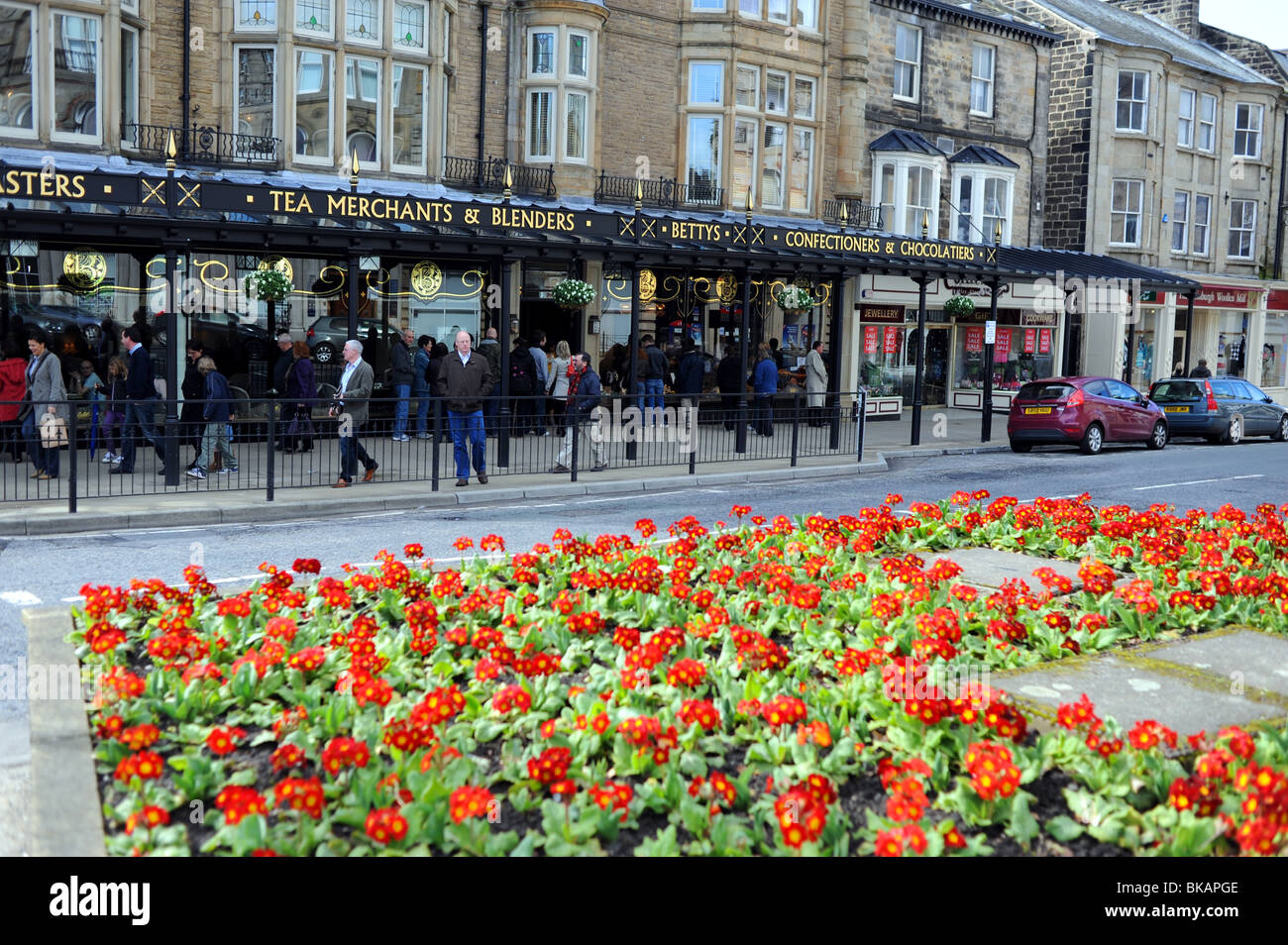 Bettys Cafe Tea Rooms in Harrogate town centre Yorkshire UK Stock Photo ...