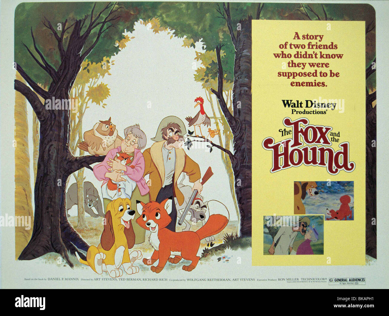 The Fox And The Hound Movie Poster