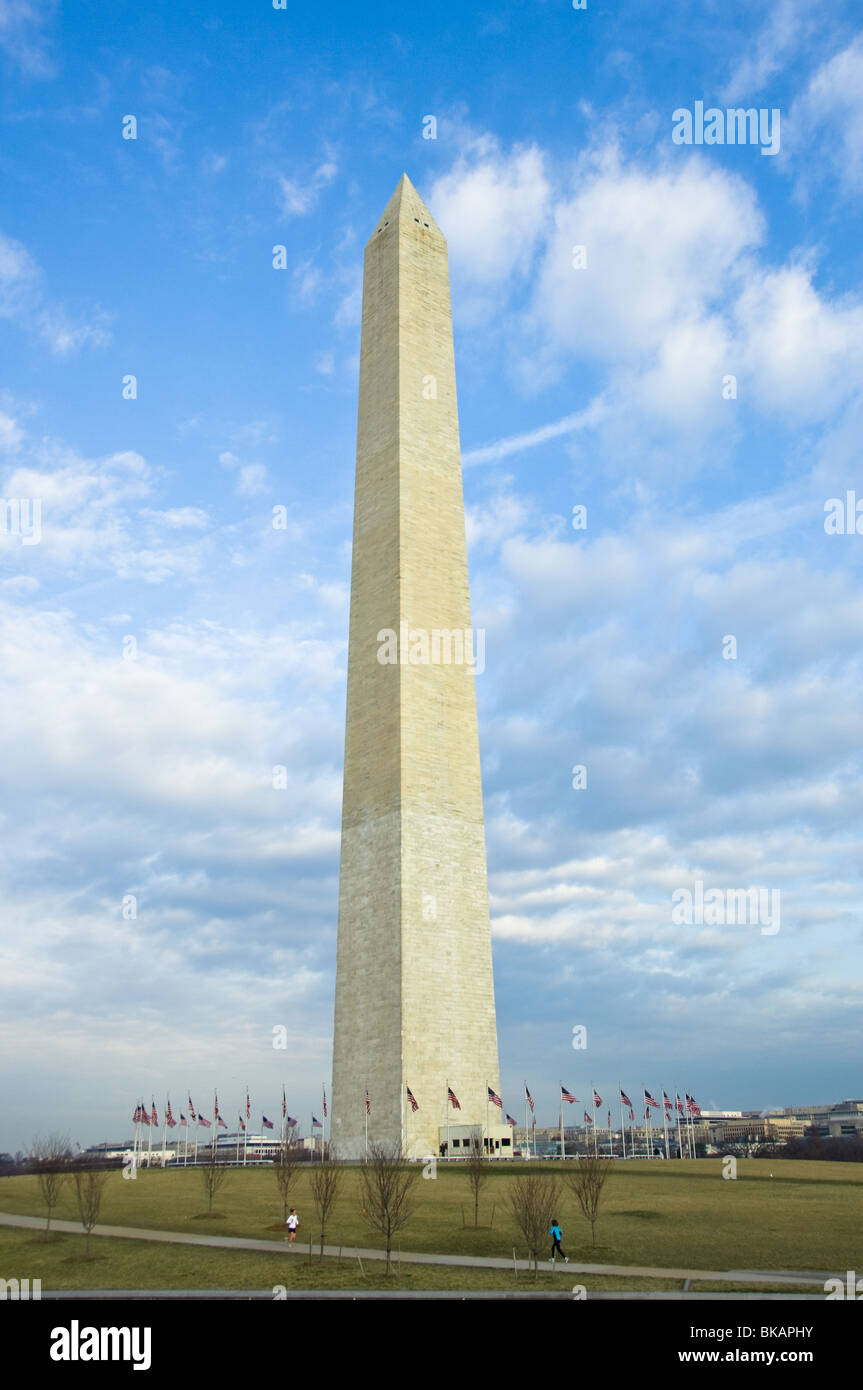 Washington Monument,shaped like an Egyptian obelisk, National Memorial ...