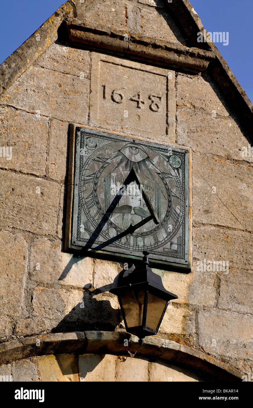 Sundial on the porch of St. John the Evangelist Church, Caldecott ...