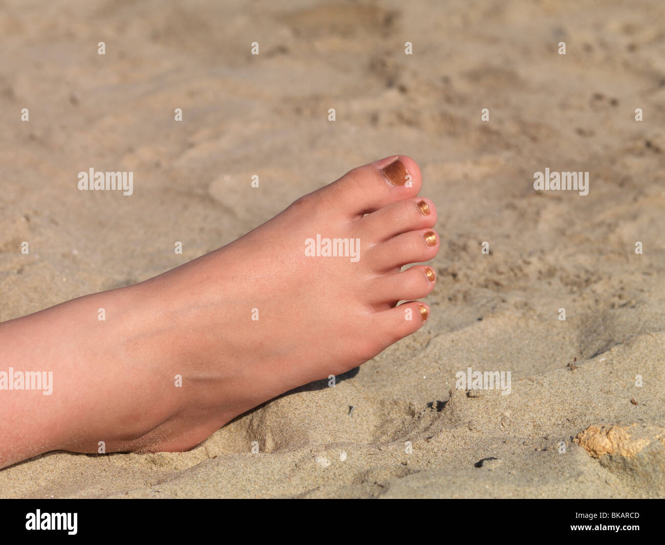 Girls foot hi-res stock photography and images - Alamy
