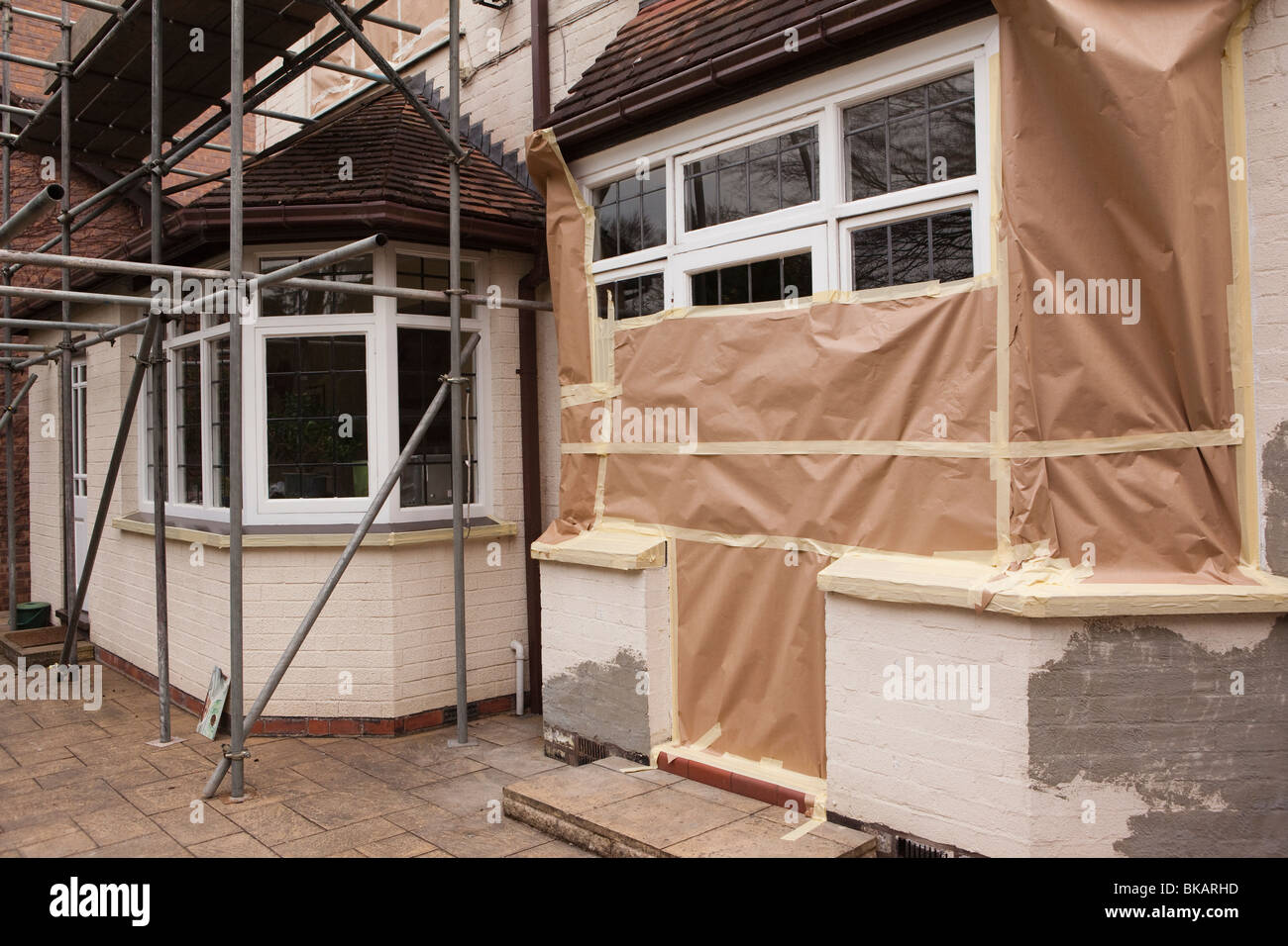 Taped windows hi-res stock photography and images - Alamy