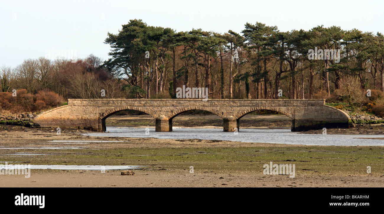 Bridge at Dundrum Bay in County Down Northern Ireland Stock Photo - Alamy