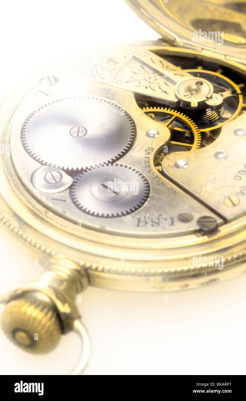 Pocket watch movement hi-res stock photography and images - Alamy
