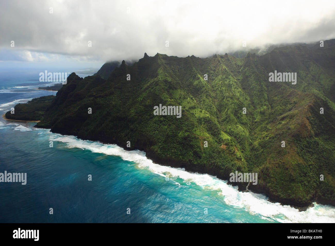 Kee beach na pali coast hi-res stock photography and images - Alamy