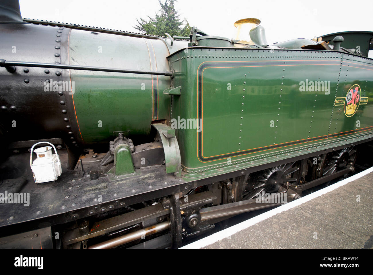 Minehead Steam Railway Station Somerset UK Stock Photo - Alamy