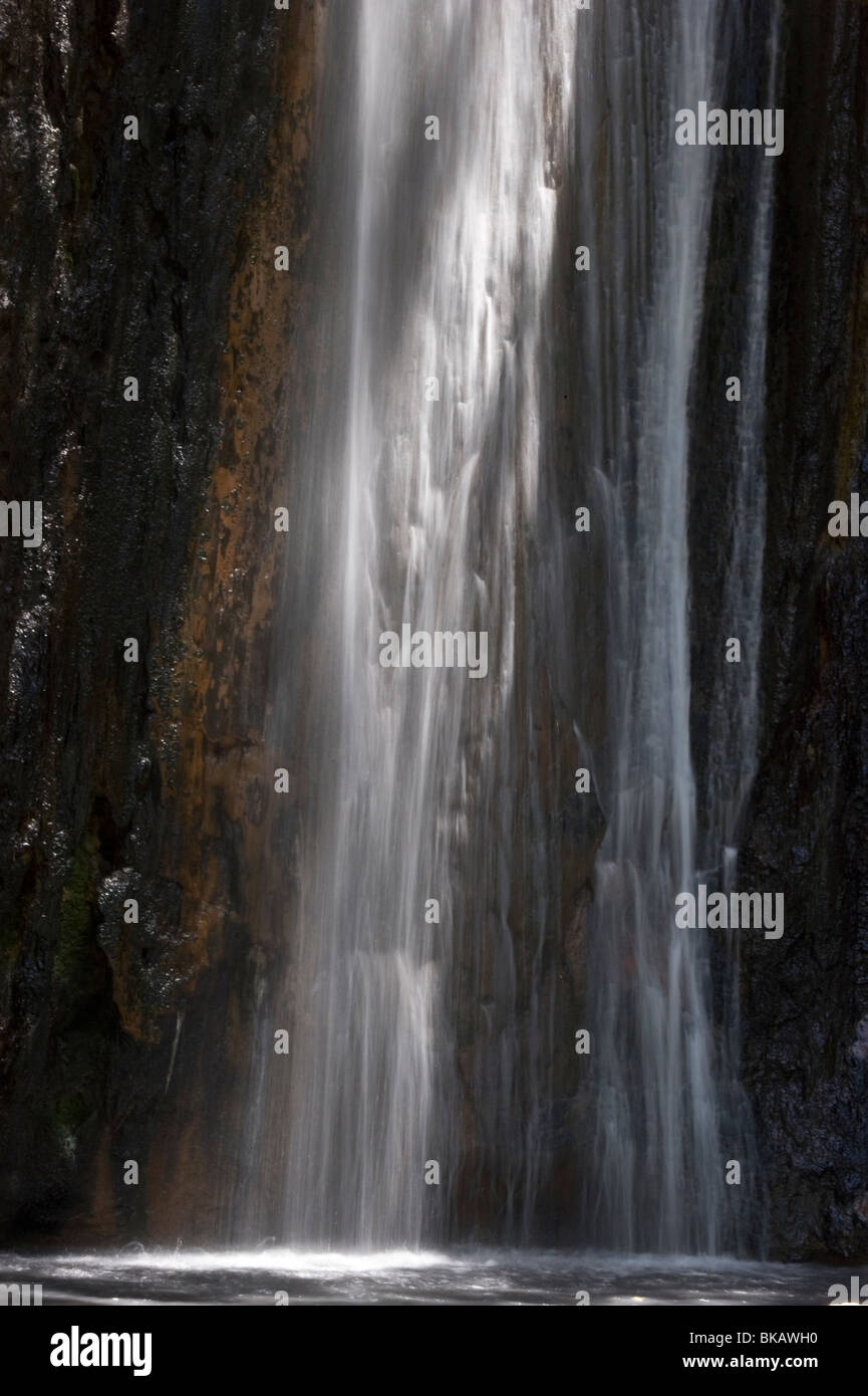 Waterfall Diamond Botanical Gardens Soufriere St. Lucia Windward ...
