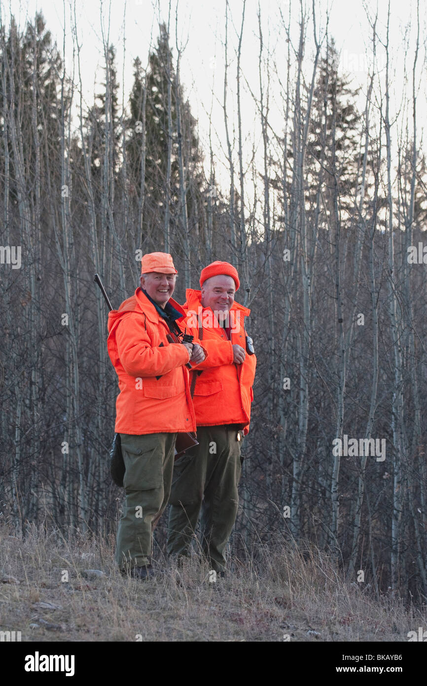 Two Men Ready To Hunt Stock Photo - Alamy