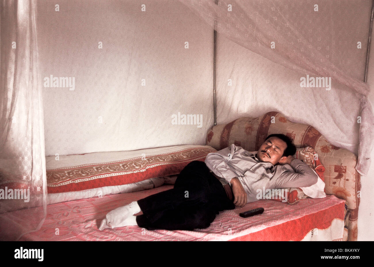 Village man sleeping bed hi-res stock photography and images - Alamy