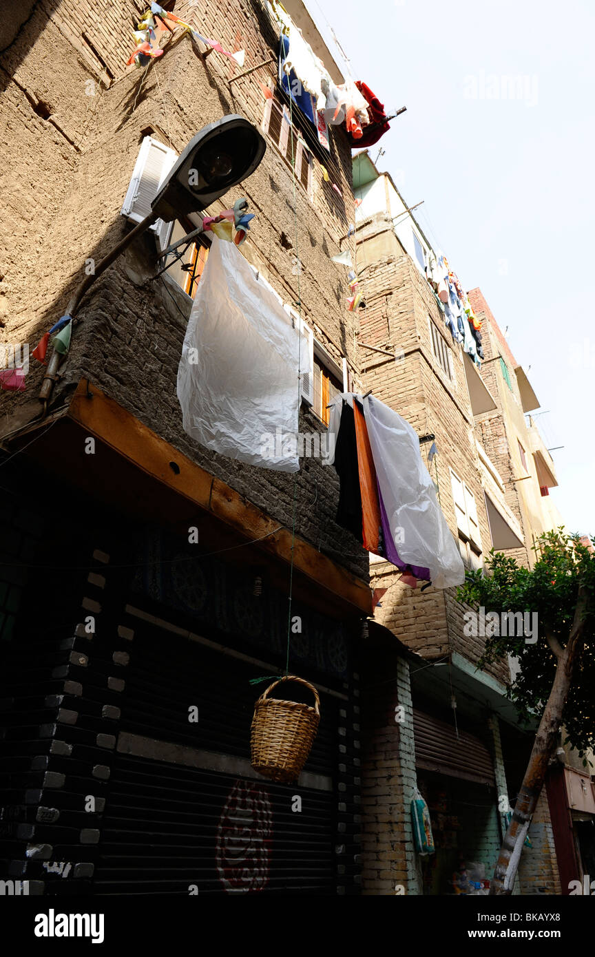 Muqattam, a peripheral Cairo slum(garbage city), cairo, egypt Stock ...