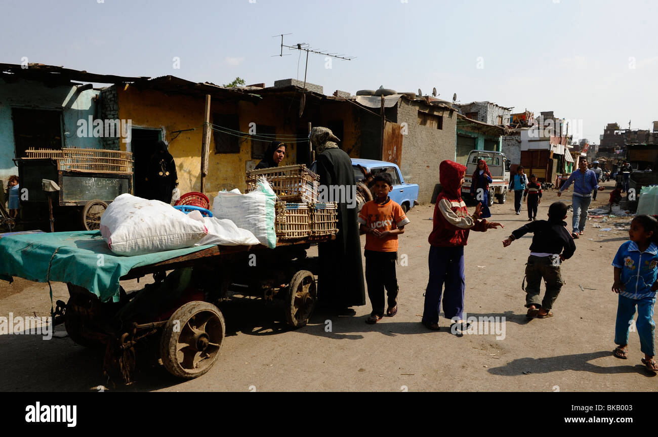 Zabbaleen people egypt recycle waste hi-res stock photography and ...