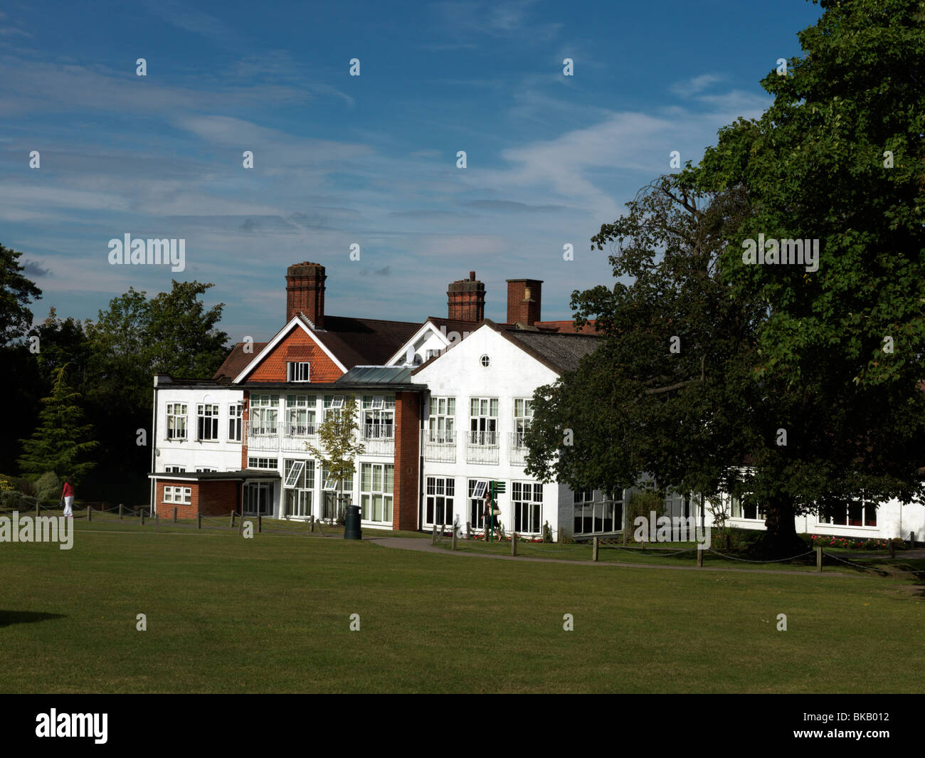 Exterior Of High School Building Banstead England Stock Photo - Alamy