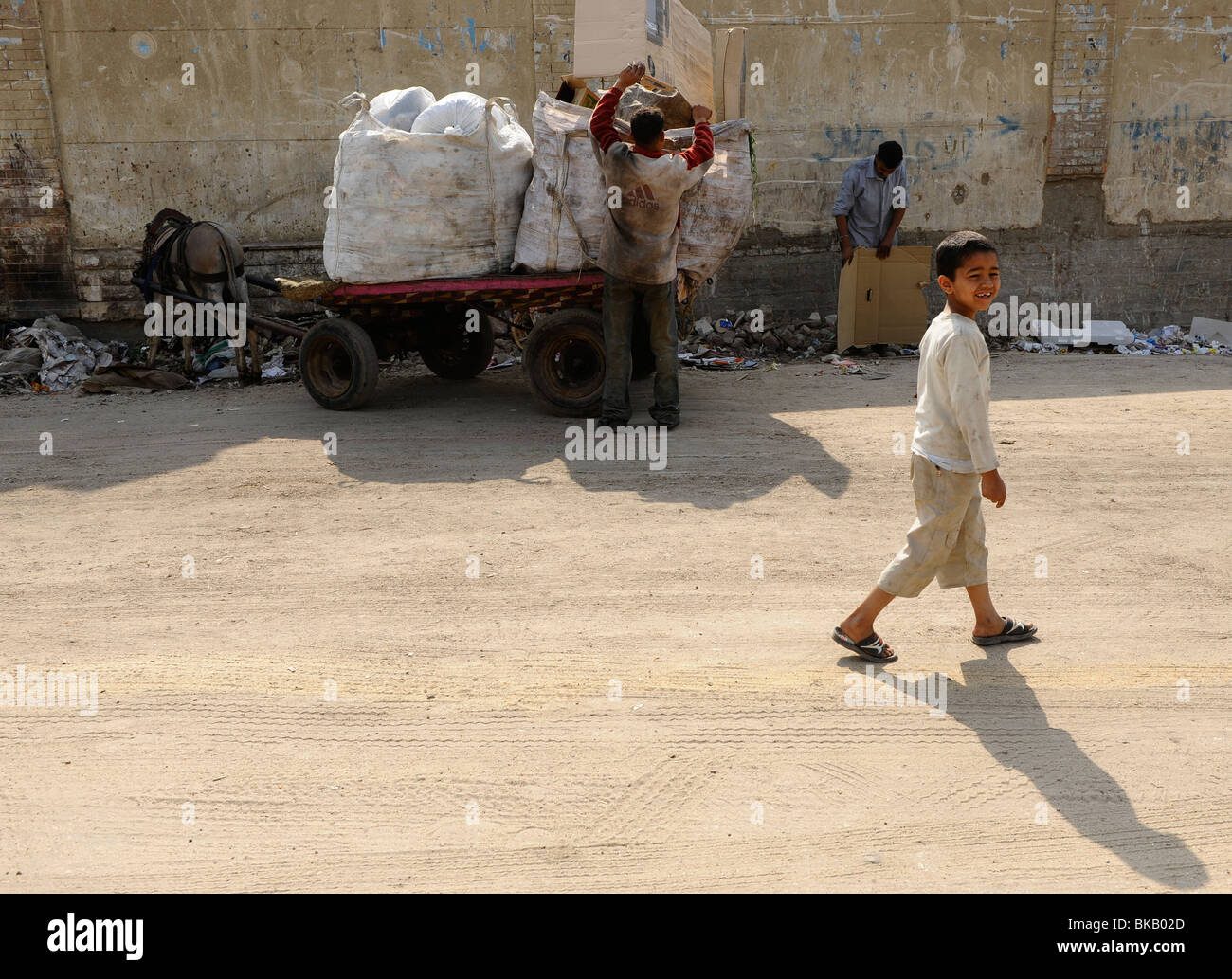 The Zabbaleen , an Egyptian community of mainly Coptic Christians who ...