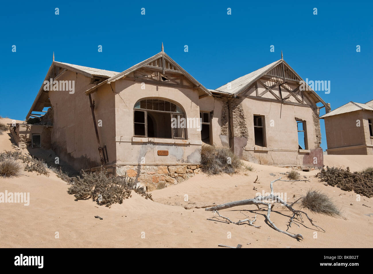 The Lehrer House in Kolmanskop Ghost Town near Luderitz, Namibia Stock ...