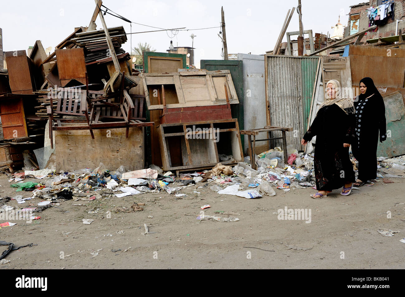 The Zabbaleen , an Egyptian community of mainly Coptic Christians who ...