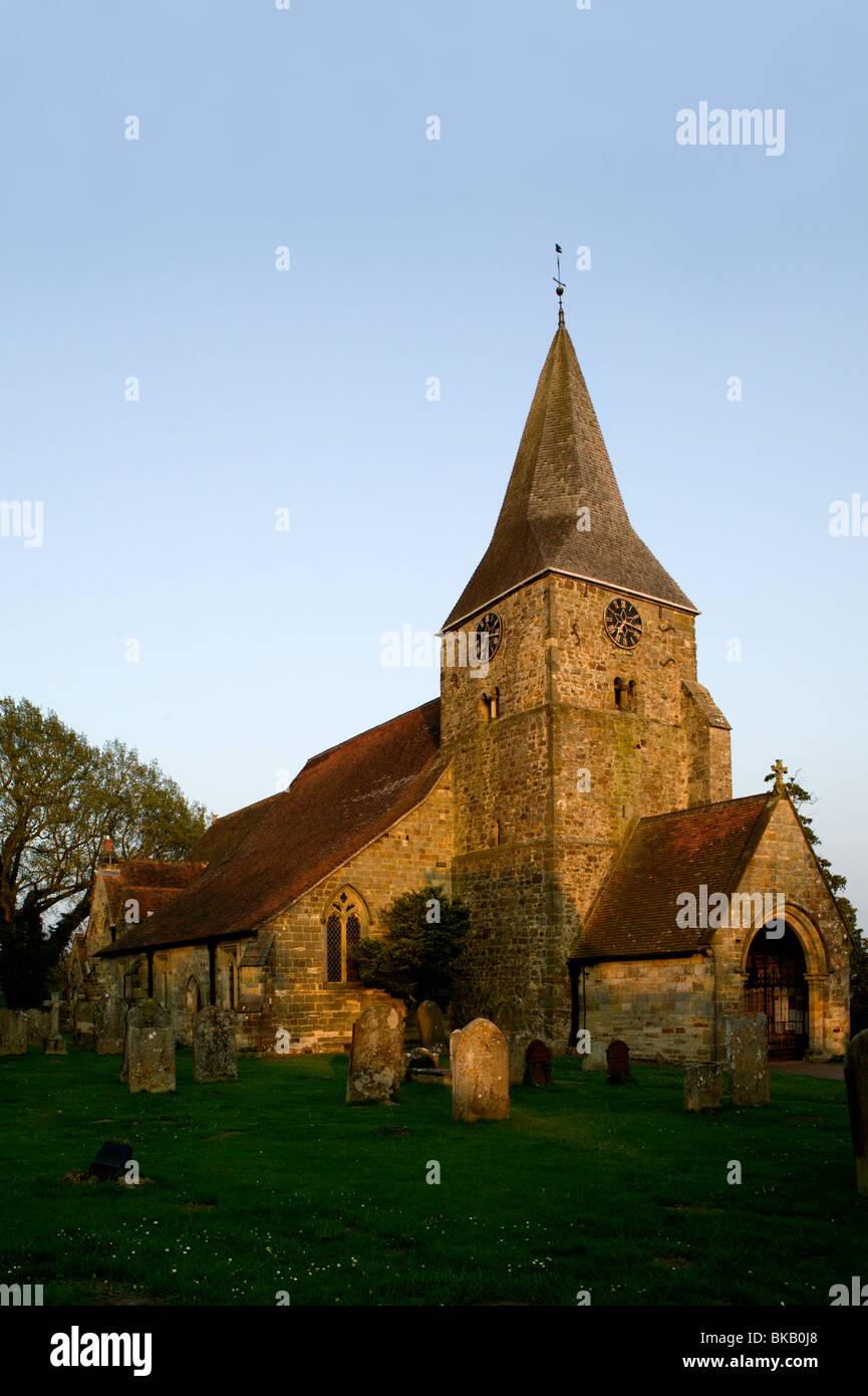 burwash St Bartholomew parish church Stock Photo - Alamy