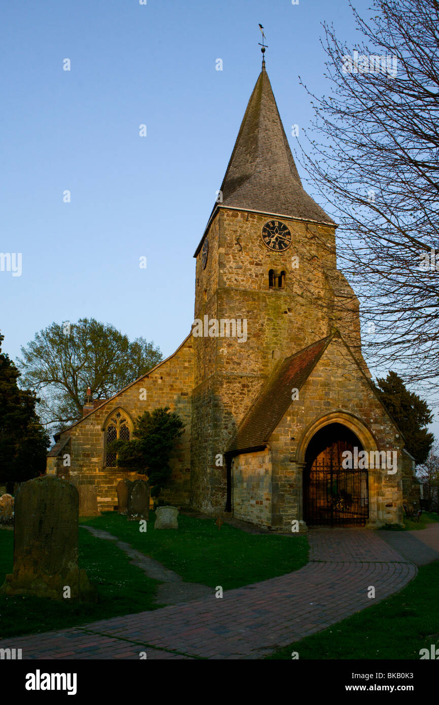 burwash St Bartholomew parish church Stock Photo - Alamy