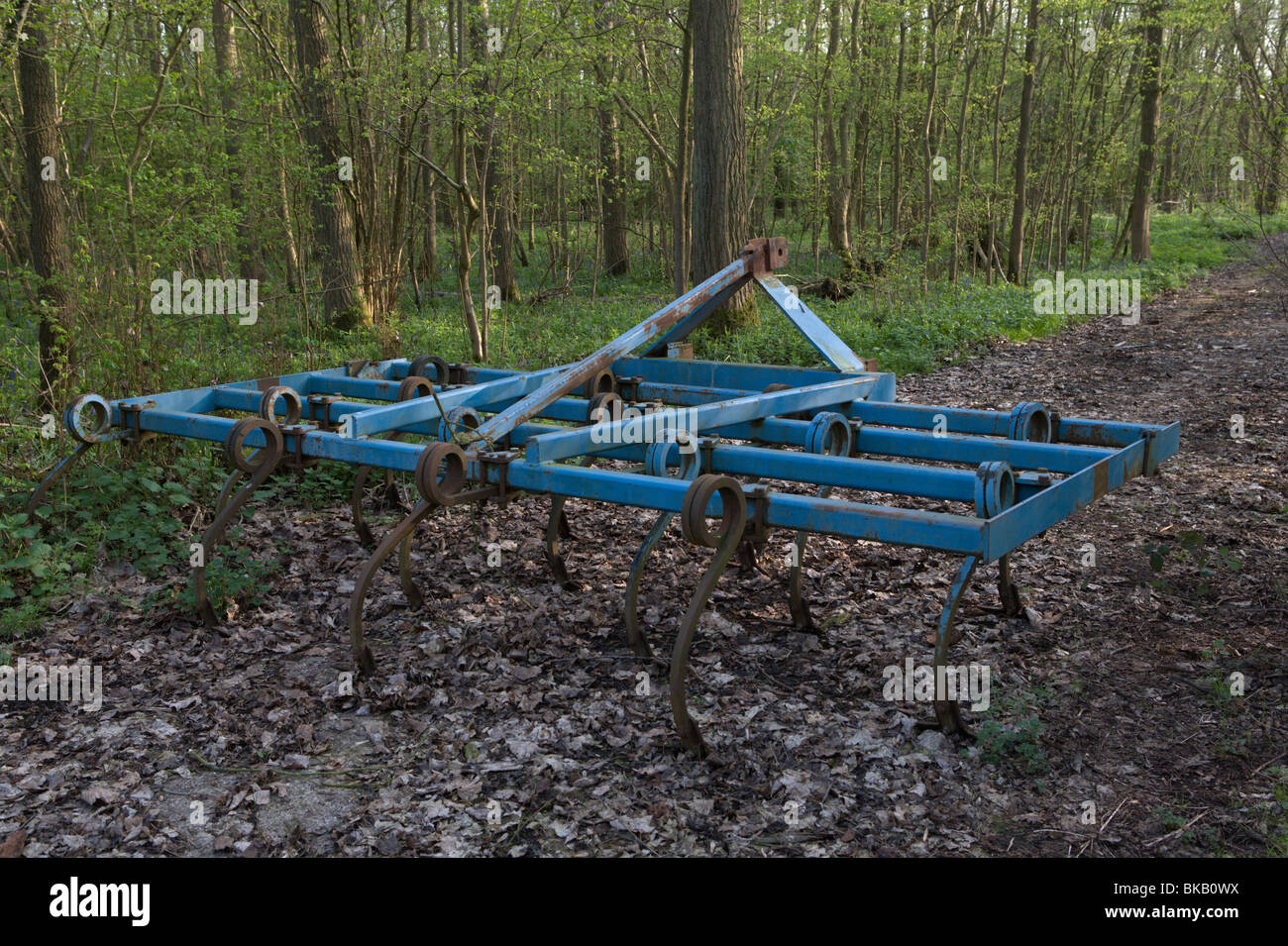 spring tine cultivator Stock Photo - Alamy