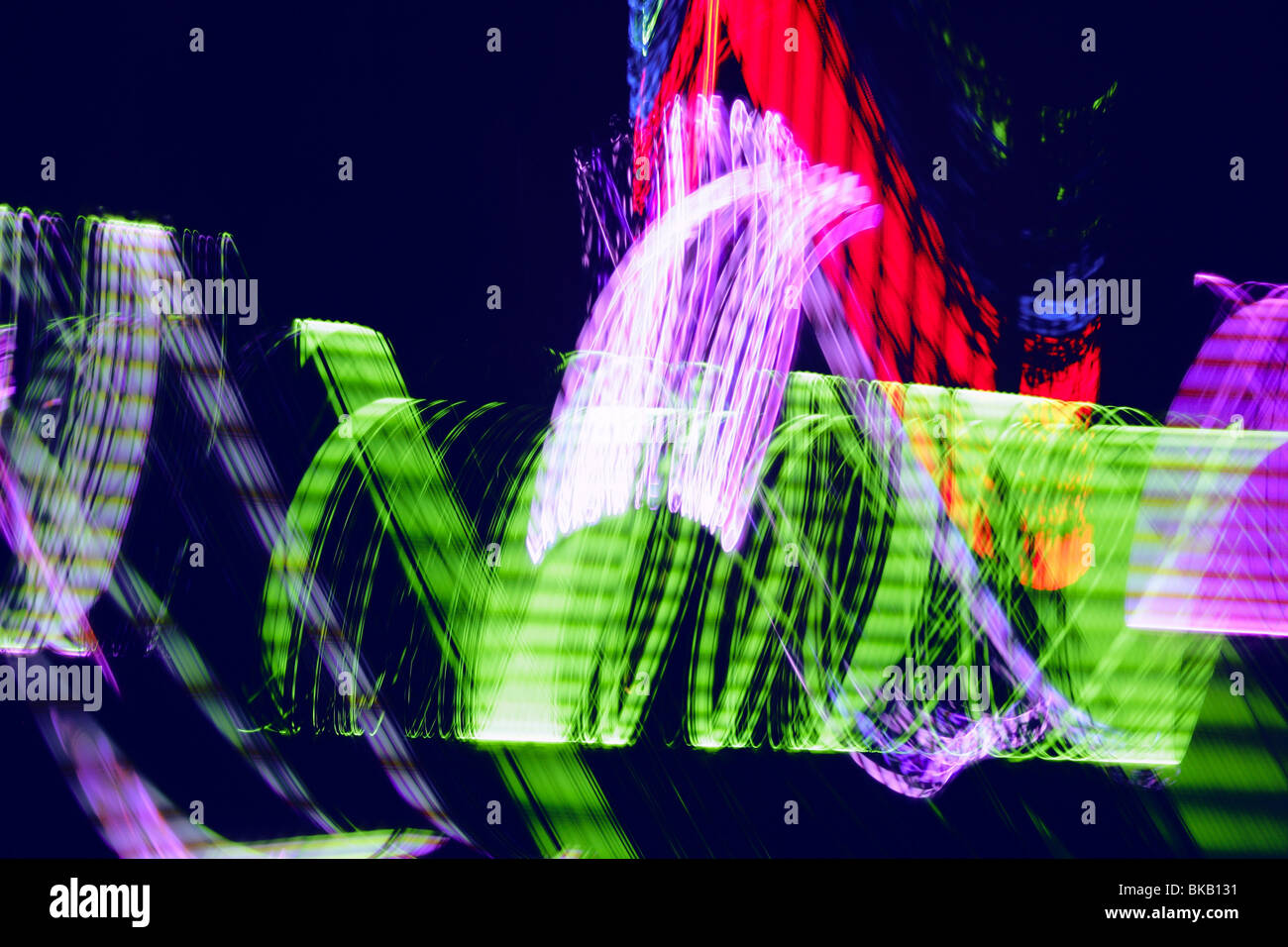 Abstract colorful vibrant night lights background texture Stock Photo ...