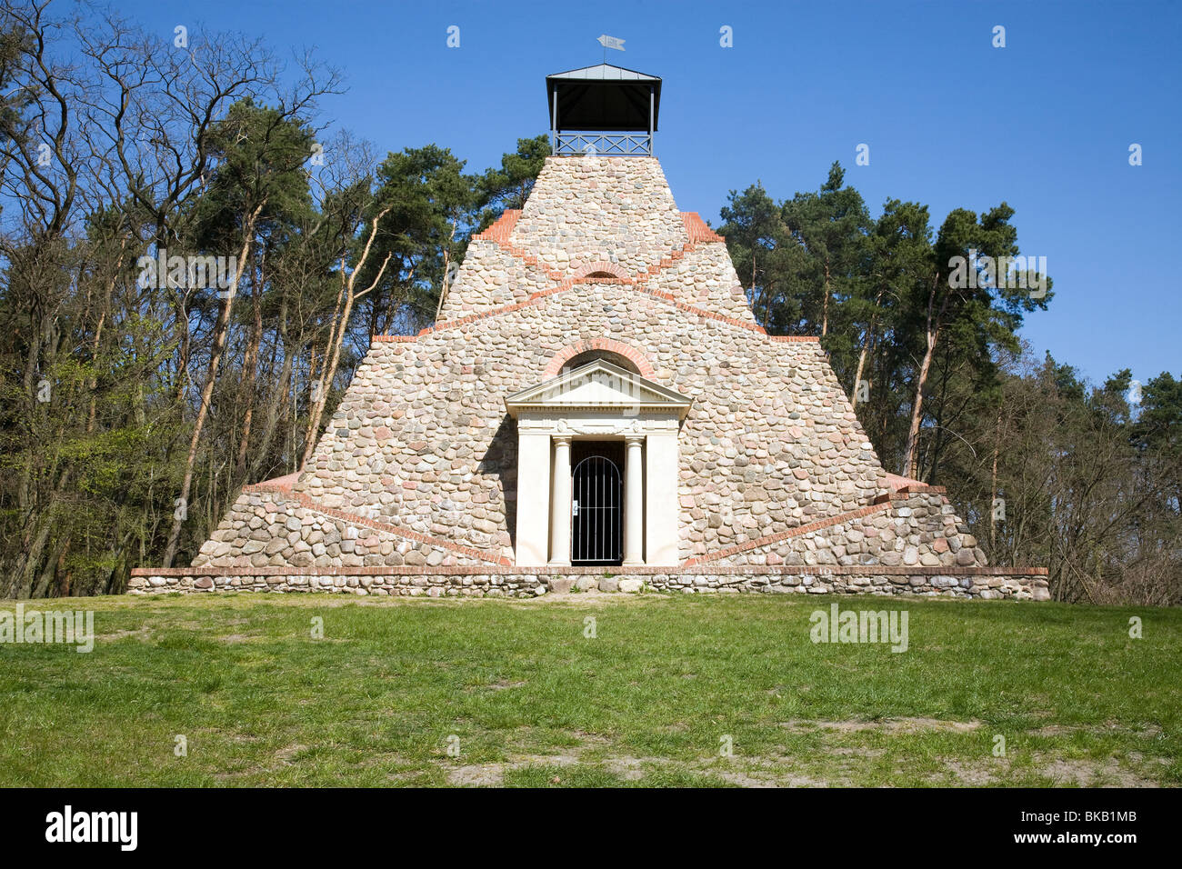 Garzau Pyramid, Brandenburg, Germany Stock Photo - Alamy