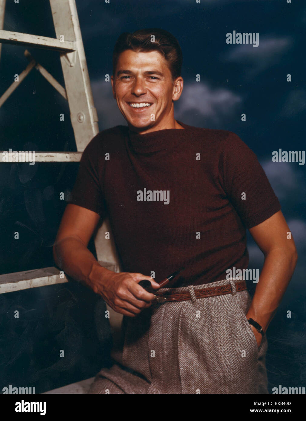 RONALD REAGAN PORTRAIT Stock Photo - Alamy