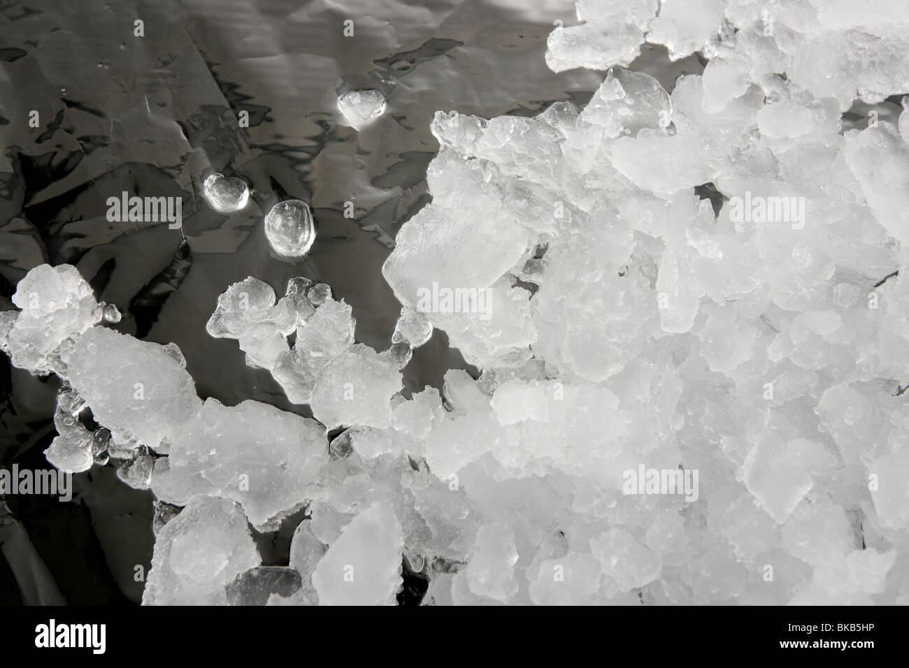 Ice texture background over dark silver metal film Stock Photo - Alamy