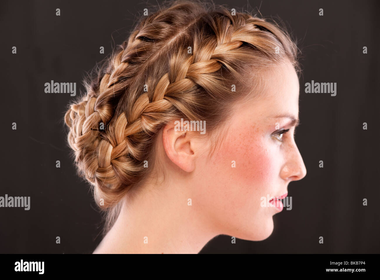 Plaited hair hi-res stock photography and images - Alamy