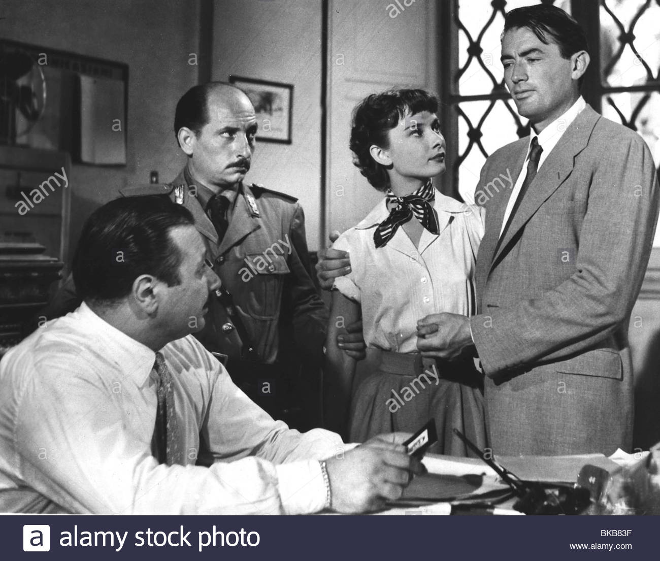 Roman Holiday 1953 Gregory Peck High Resolution Stock Photography and ...