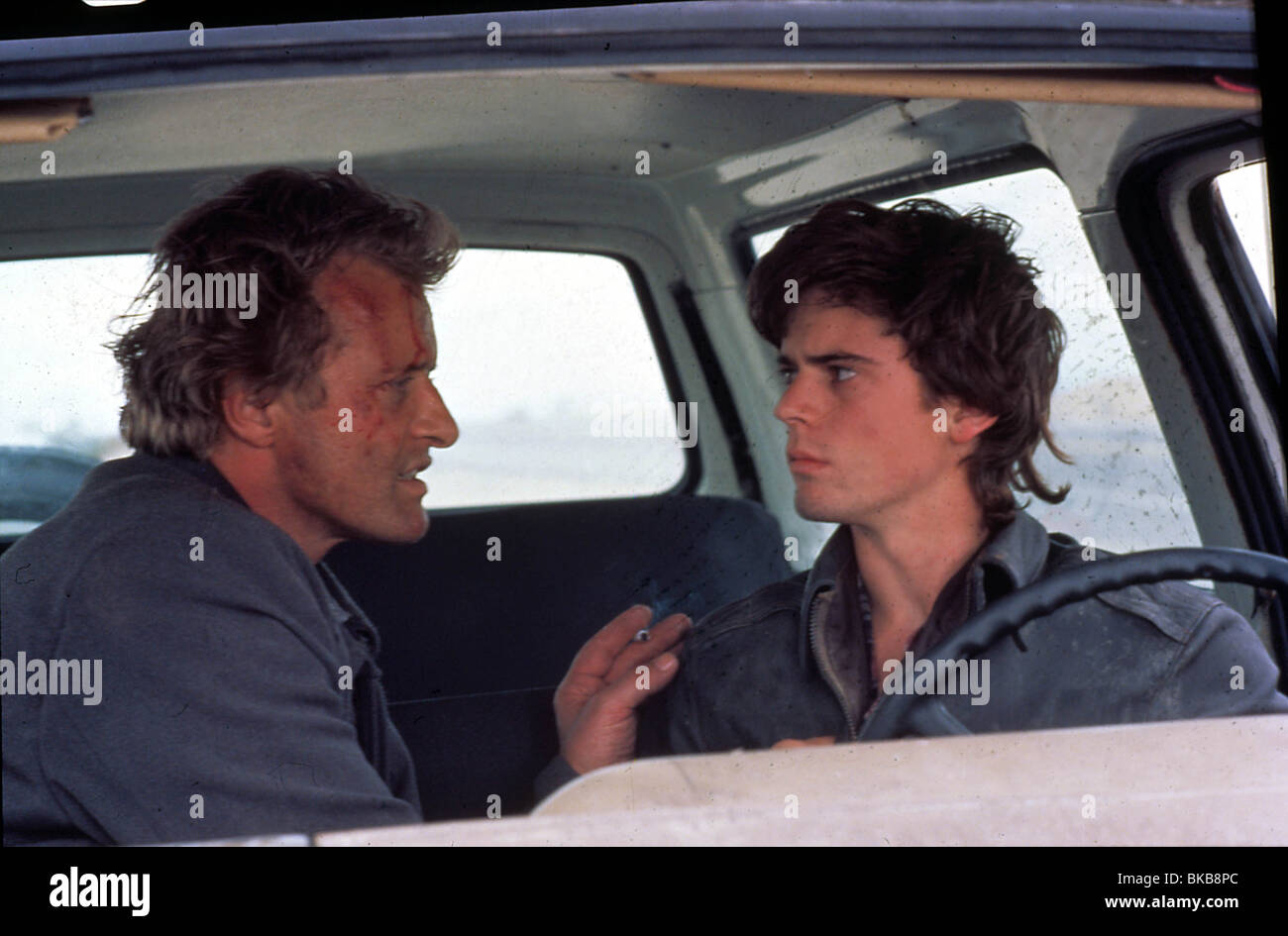 THE HITCHER (1986) RUTGER HAUER, C THOMAS HOWELL CREDIT ITC (LISTINGS ...