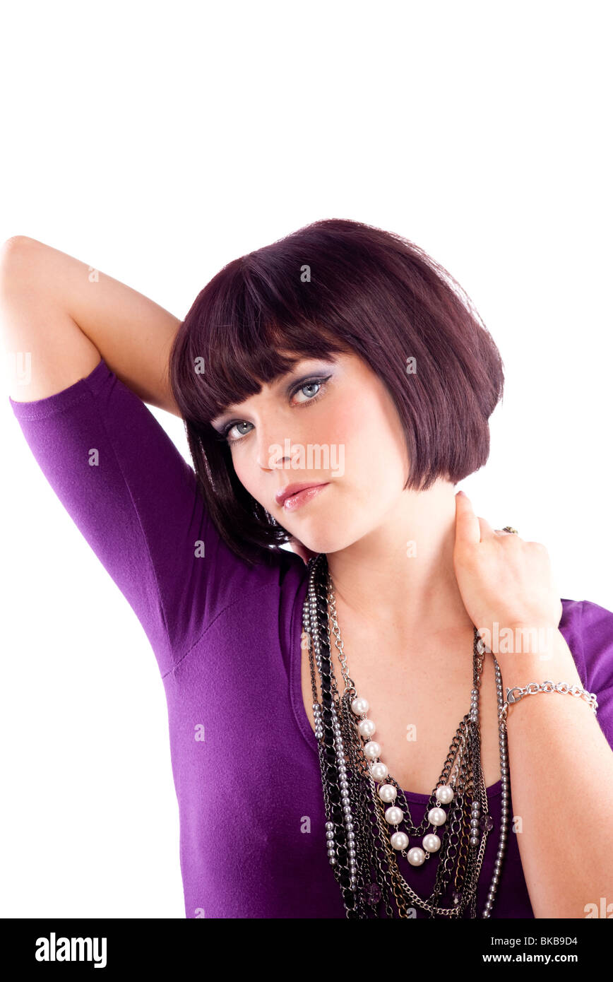 young woman attitude Stock Photo - Alamy