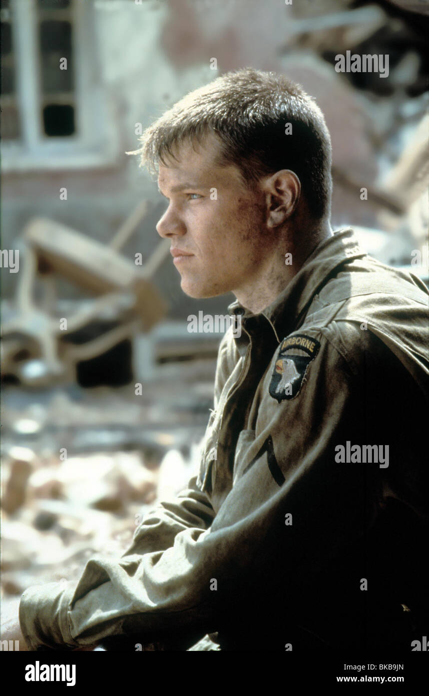 SAVING PRIVATE RYAN (1998) MATT DAMON SAPR 127 Stock Photo - Alamy