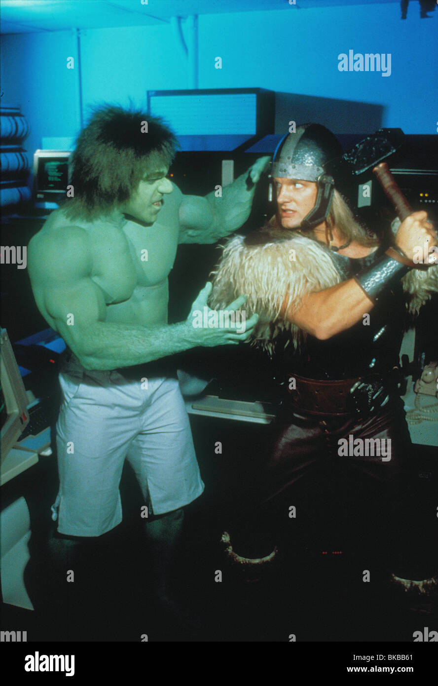 THE INCREDIBLE HULK RETURNS (TVM) (1988) LOU FERRIGNO, ERIC ALLAN ...