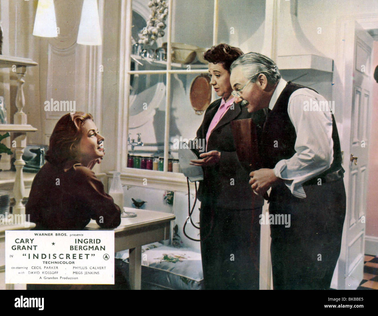 INDISCREET (1958) INGRID BERGMAN, MEGS JENKINS, DAVID KOSSOFF IDST ...