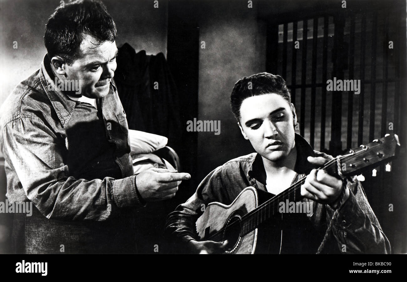 JAILHOUSE ROCK (1957) MICKEY SHAUGHNESSY, ELVIS PRESLEY JHR 001P Stock ...