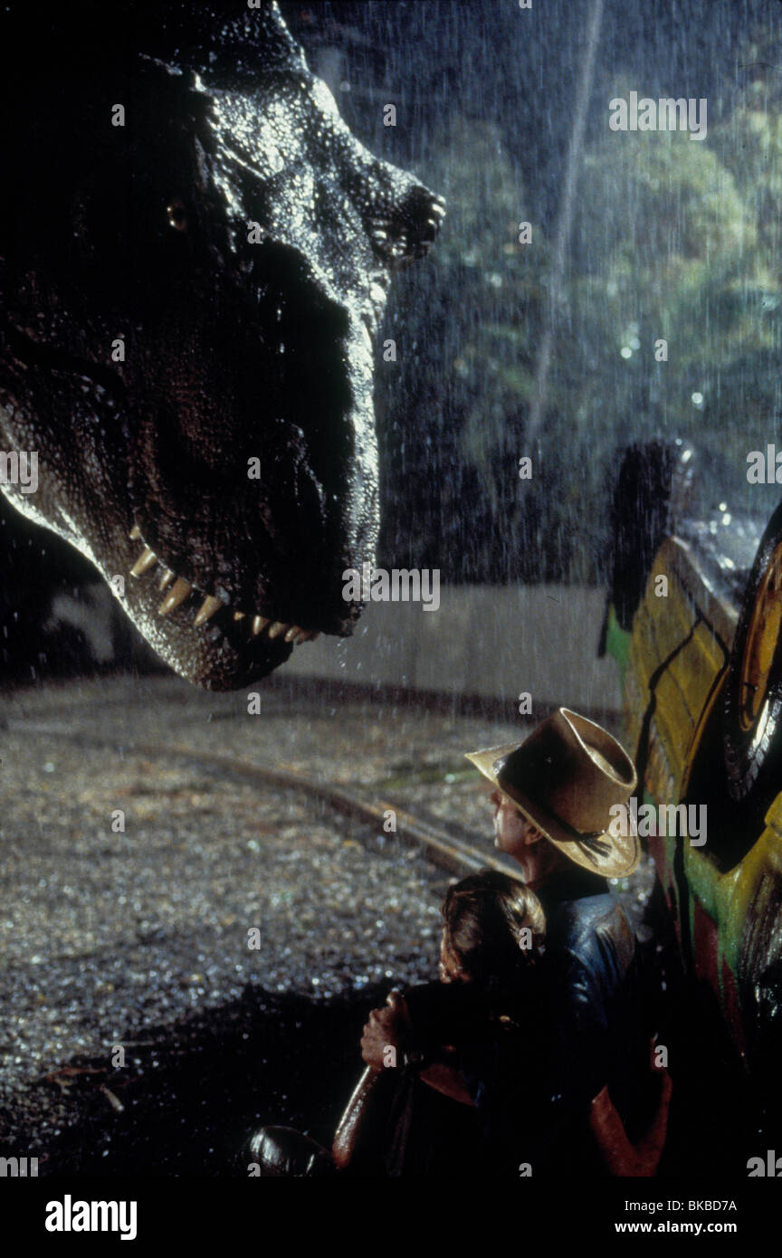 JURASSIC PARK (1993) ARIANA RICHARDS, SAM NEILL JUR 081 Stock Photo - Alamy