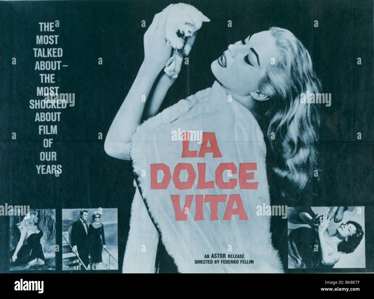 LA DOLCE VITA -1960 POSTER Stock Photo - Alamy LA DOLCE VITA -1960 POSTER Stock Photo - Alamy