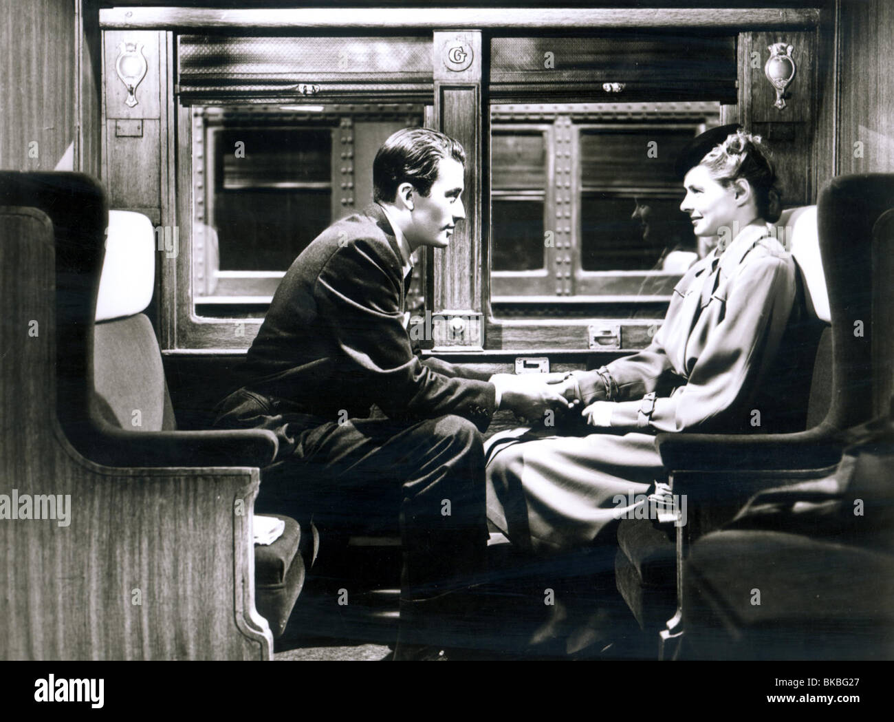 SPELLBOUND (1945) GREGORY PECK, INGRID BERGMAN SPBD 004P Stock Photo ...