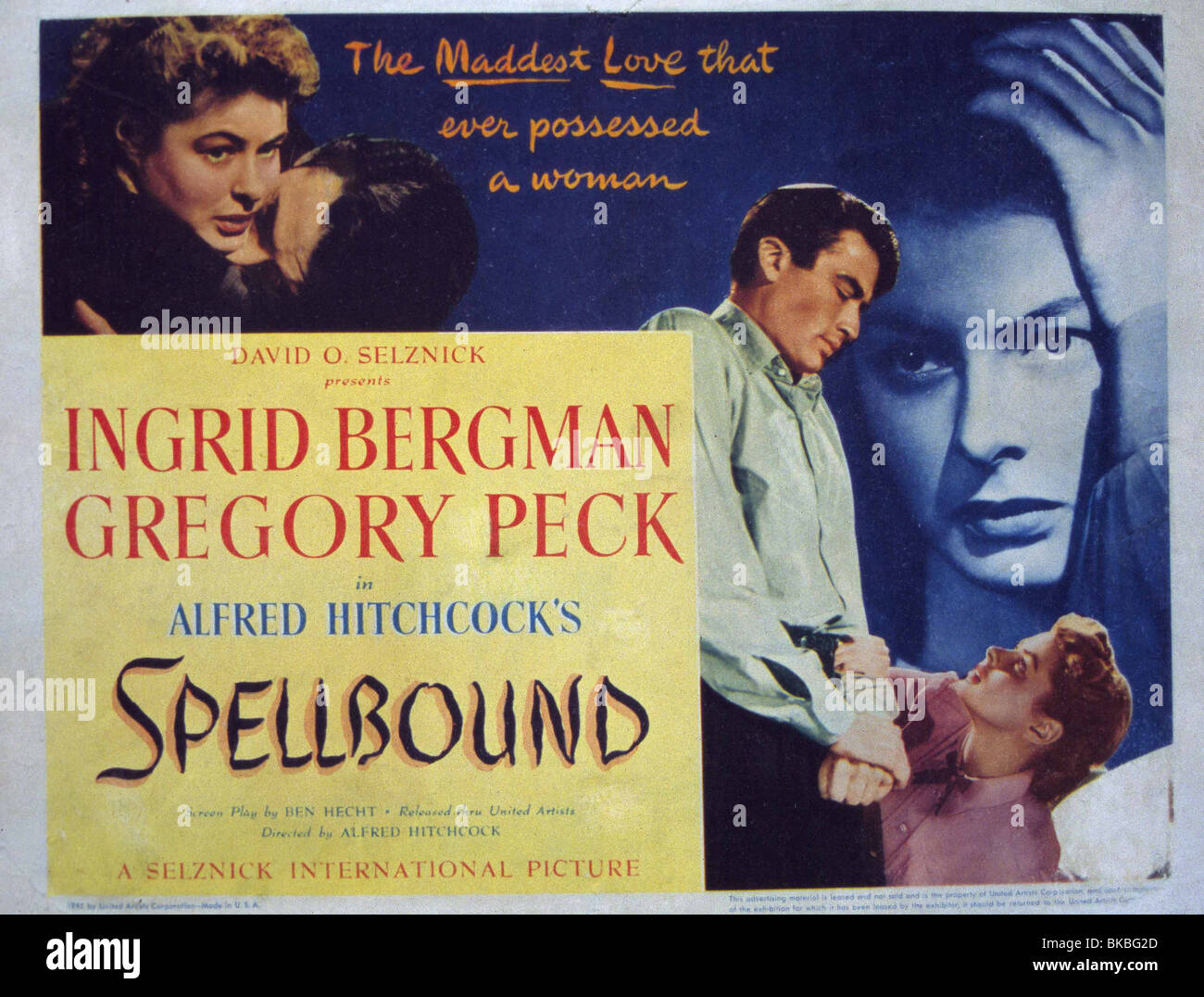 Spellbound movie poster hi-res stock photography and images - Alamy