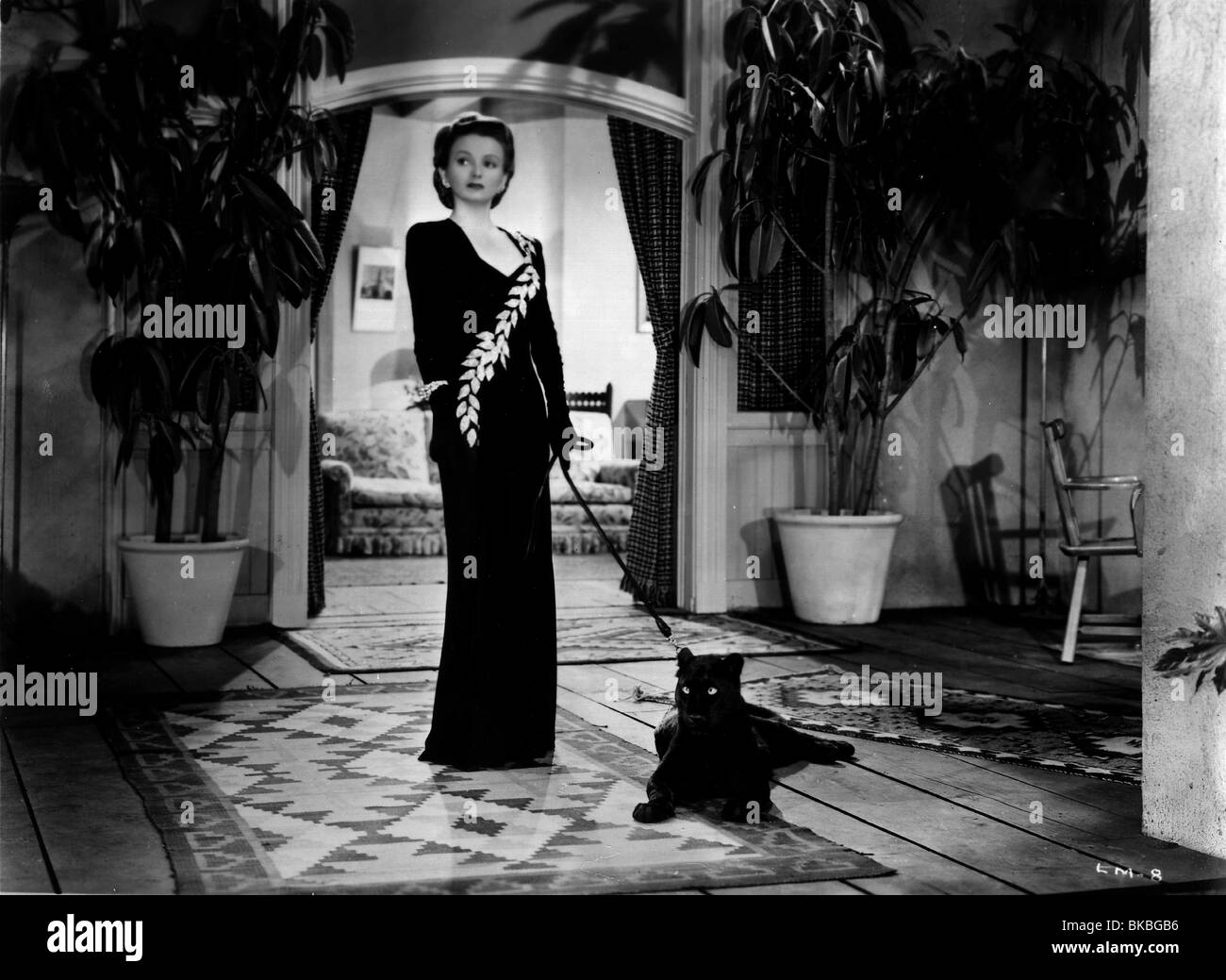 THE LEOPARD MAN -1943 MARGO Stock Photo - Alamy