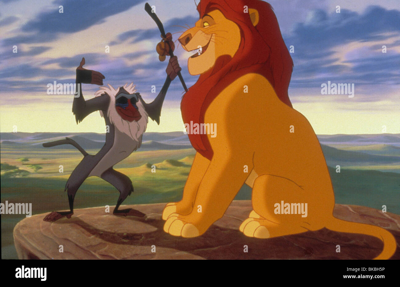 THE LION KING (ANI - 1994) ANIMATED CREDIT DISNEY LINK 004 Stock Photo ...