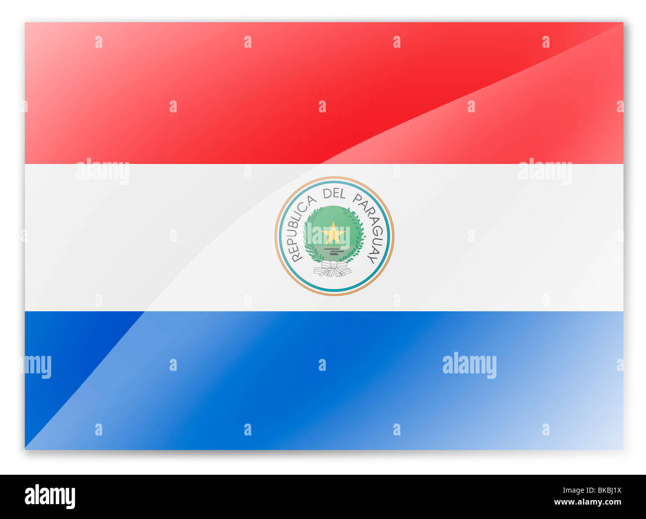 Paraguay flag hi-res stock photography and images - Alamy