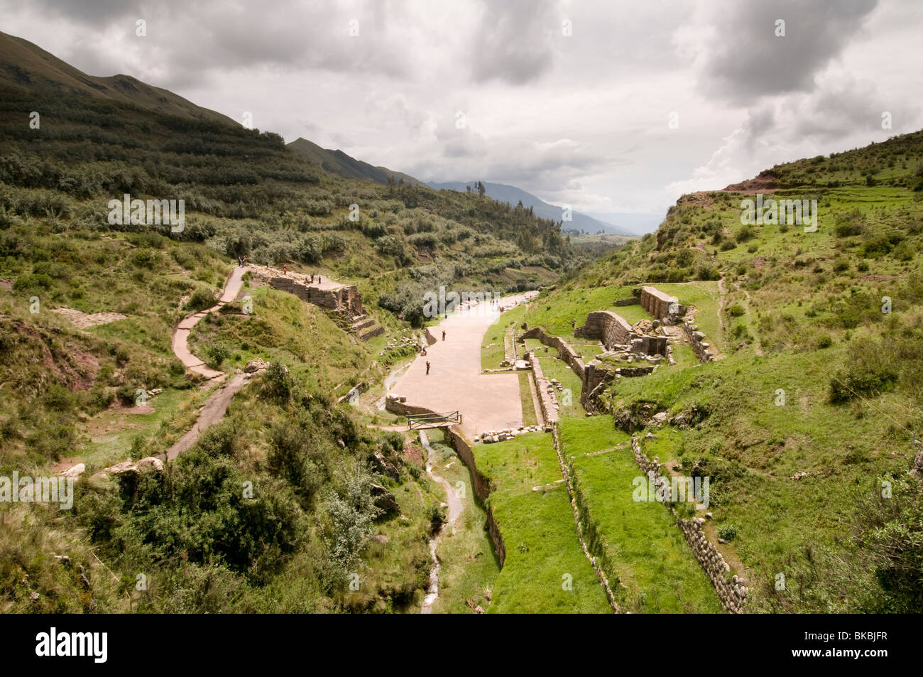 Tambomachay Inca site near Cusco, Peru Stock Photo - Alamy