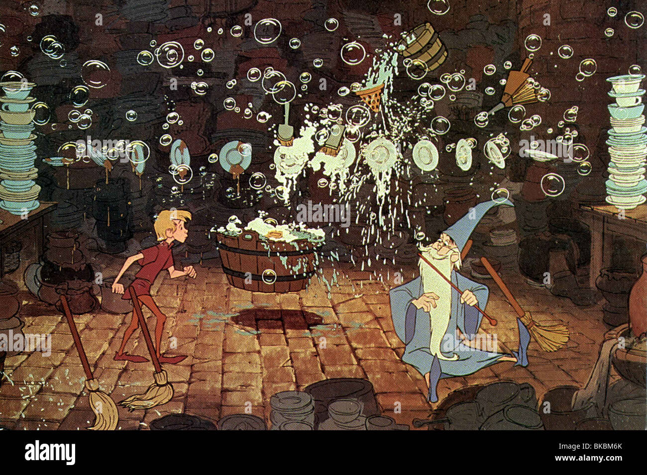 THE SWORD IN THE STONE (ANI - 1963) ANIMATED CREDIT DISNEY SWSN 002FOH ...