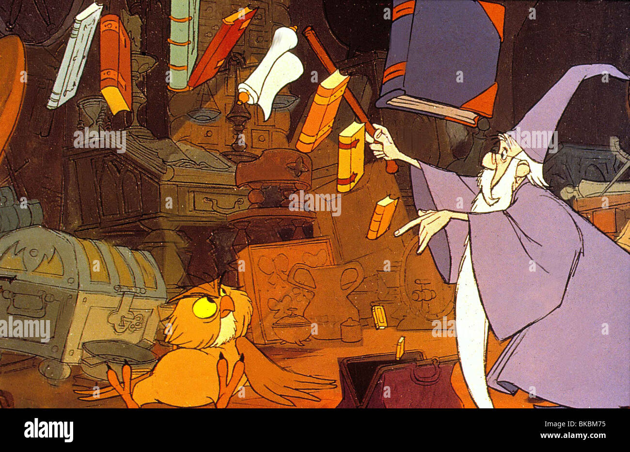 THE SWORD IN THE STONE (ANI - 1963) ANIMATED CREDIT DISNEY SWSN 014 ...