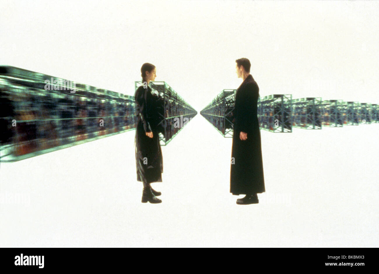 Carrie anne moss keanu reeves matrix hi-res stock photography and ...
