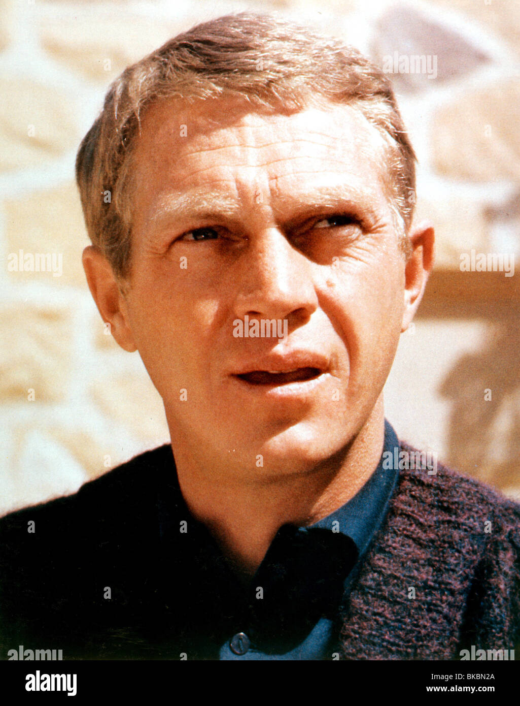 STEVE MCQUEEN PORTRAIT SMQ 004CP Stock Photo - Alamy
