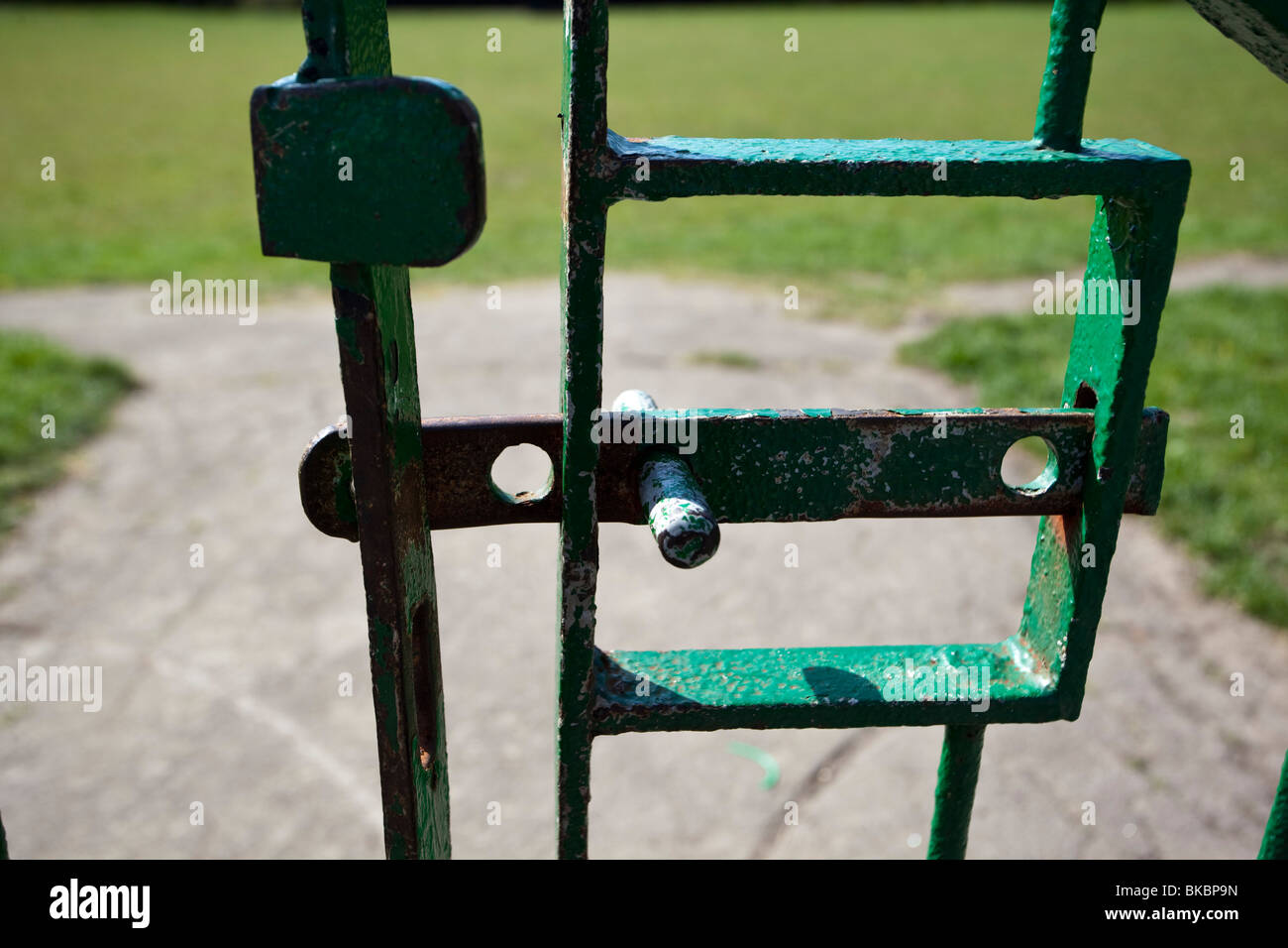 Wrought Iron Gate Lock High Resolution Stock Photography and Images - Alamy