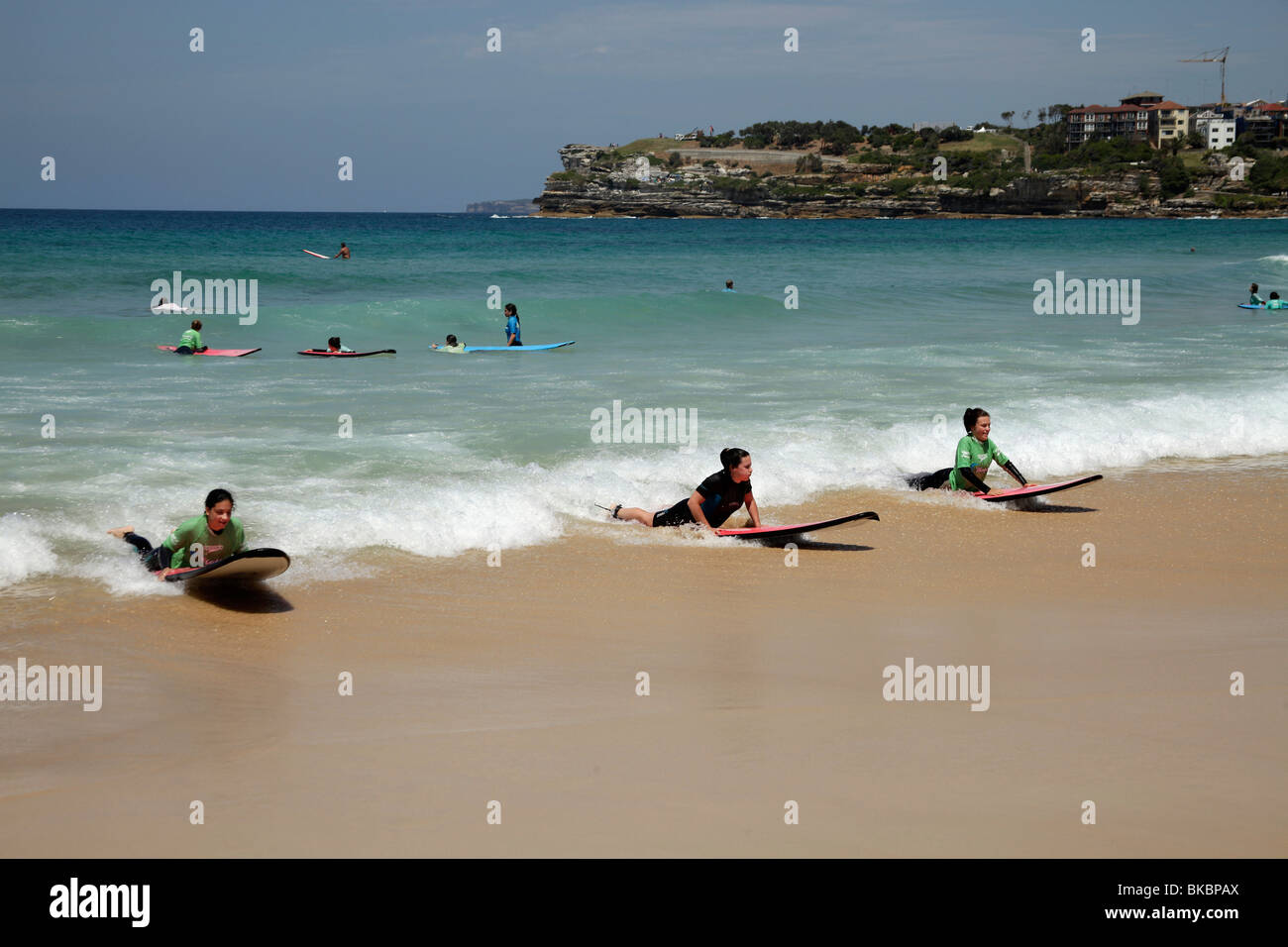 Bondi beach surfing hi-res stock photography and images - Alamy
