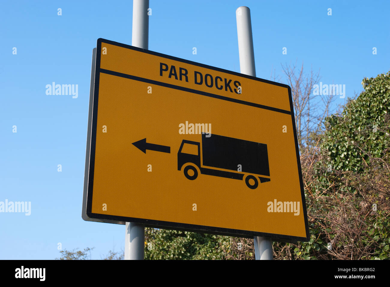 Par docks sign Stock Photo - Alamy