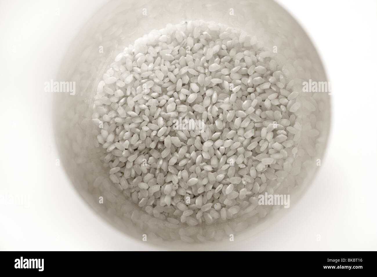 White rice close up texture. Background pattern of rice seeds from ...